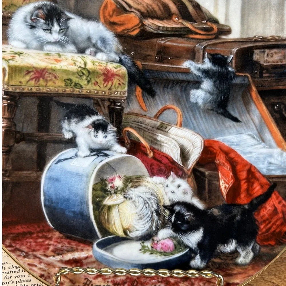 W.S. George | Art | Ws George Mischief With The Hatbox Collector Plate ...